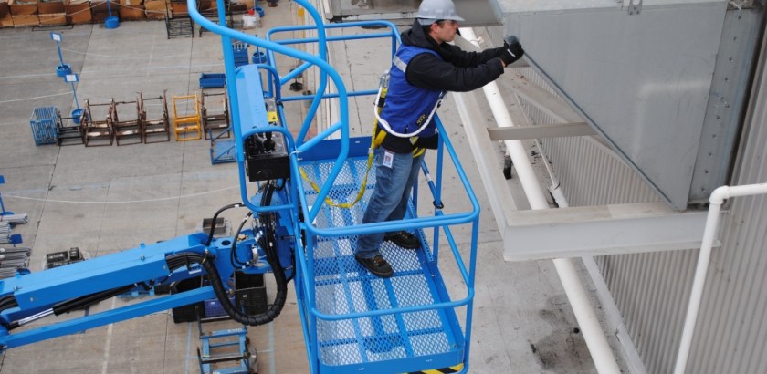 Why the Genie® Fall Arrest Bar Allows Safe Exit and Work Around Access