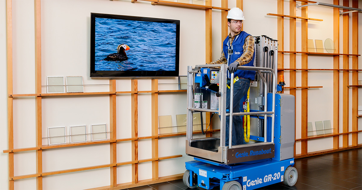 Vertical Mast Lifts for Aerial Work | Genie