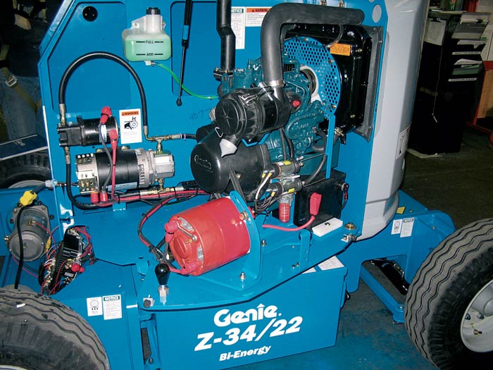 Genie® Z®-34/22 DC or Bi Energy Articulated Boom Lift