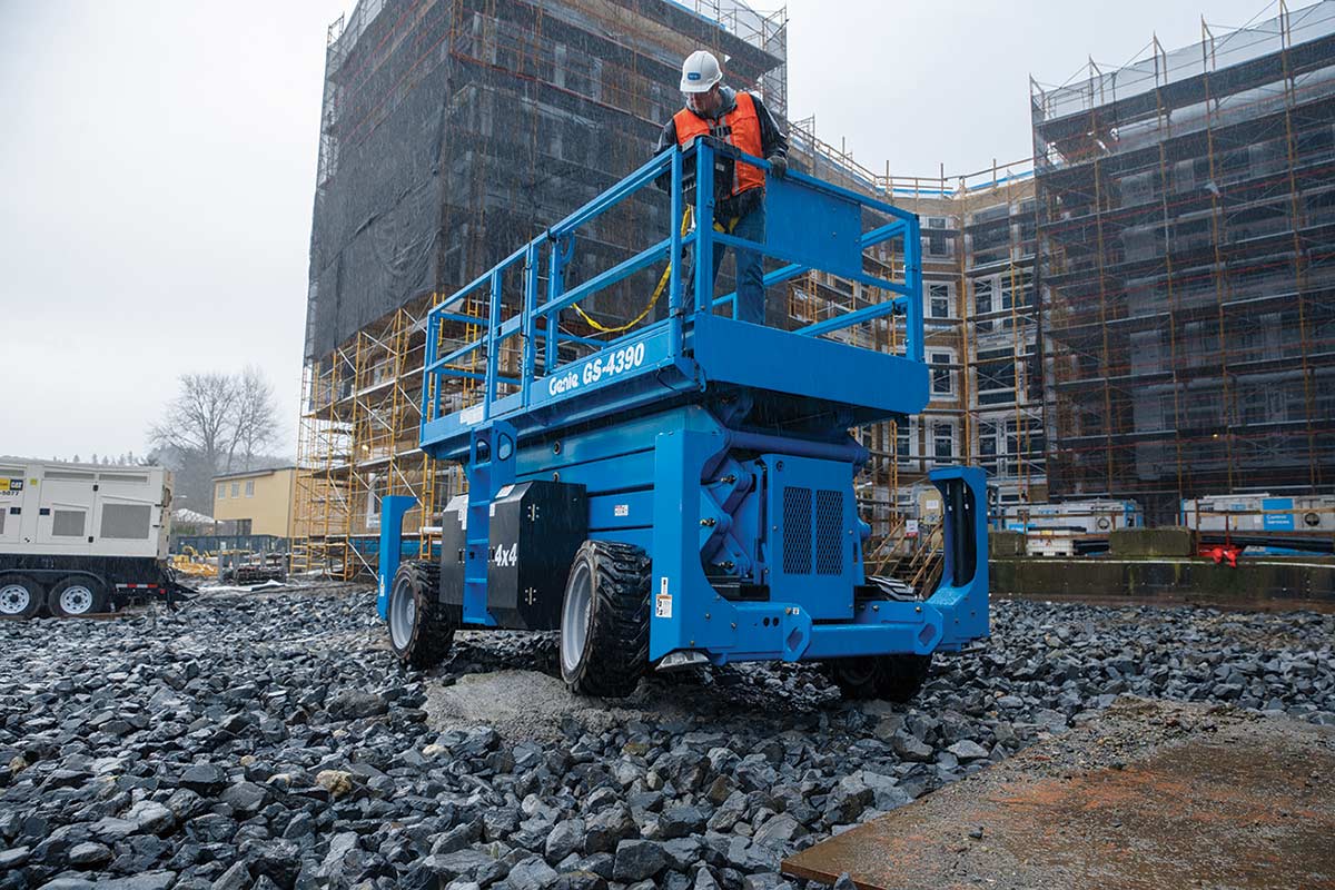 Genie® GS™-4390 RT Rough Terrain Scissor Lift