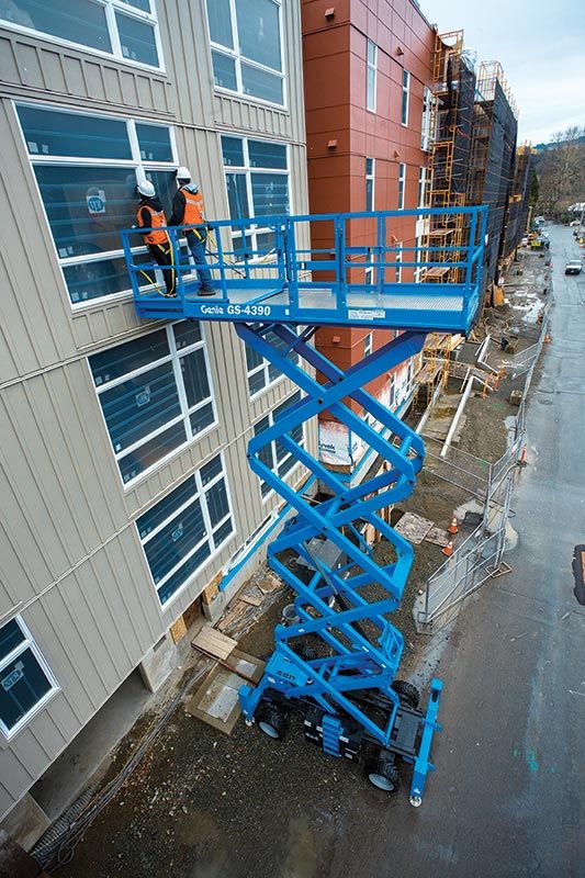 Genie® GS™-4390 RT Rough Terrain Scissor Lift